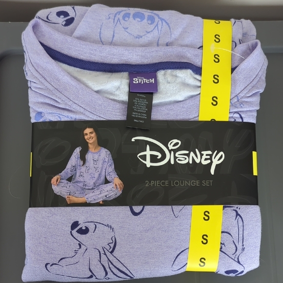 Disney | Intimates & Sleepwear | Disney Stitch Lounge Set In Purple ...